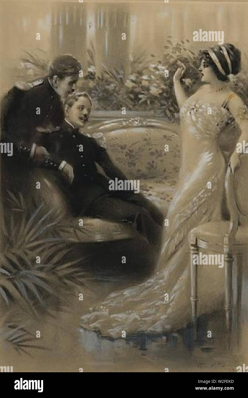 Charles Atamian figure 1909 2 Stock Photo - Alamy