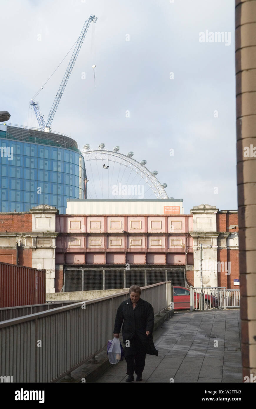 Leake Street passage Lower Marsh Stock Photo - Alamy