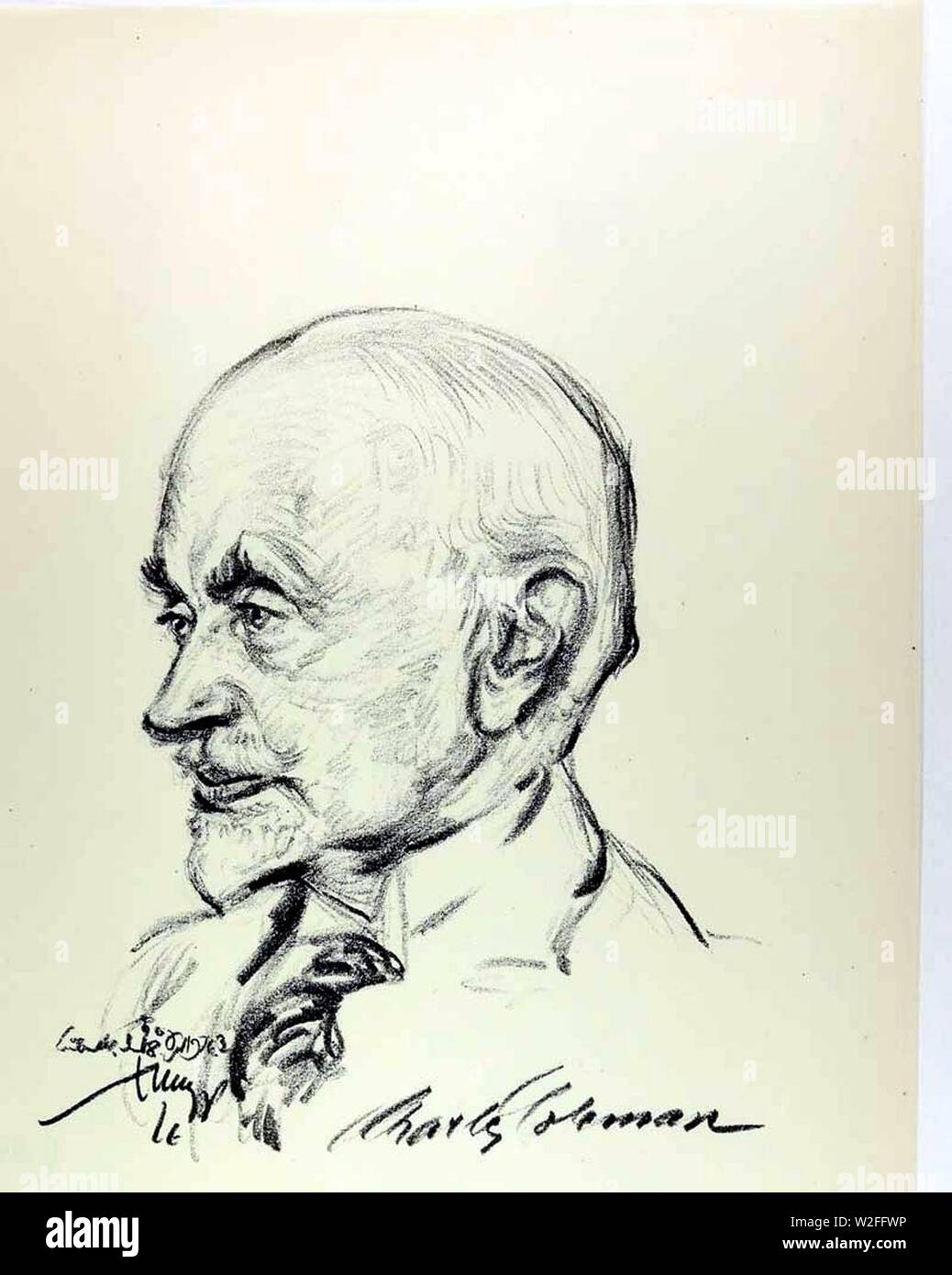 Charles Coleman by Emil Stumpp 1926-03 Stock Photo - Alamy