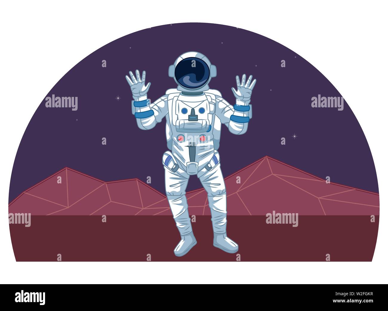 Astronaut in space exploration cartoons Stock Vector Image & Art - Alamy
