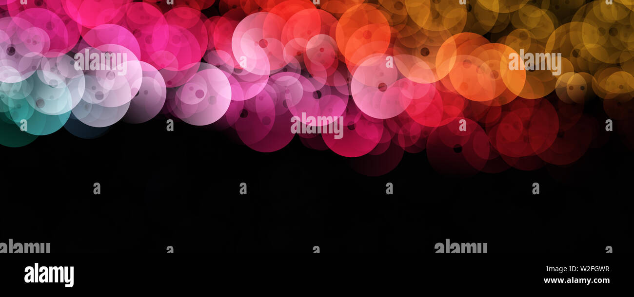 Fantastic circle panorama background design illustration Stock Photo ...