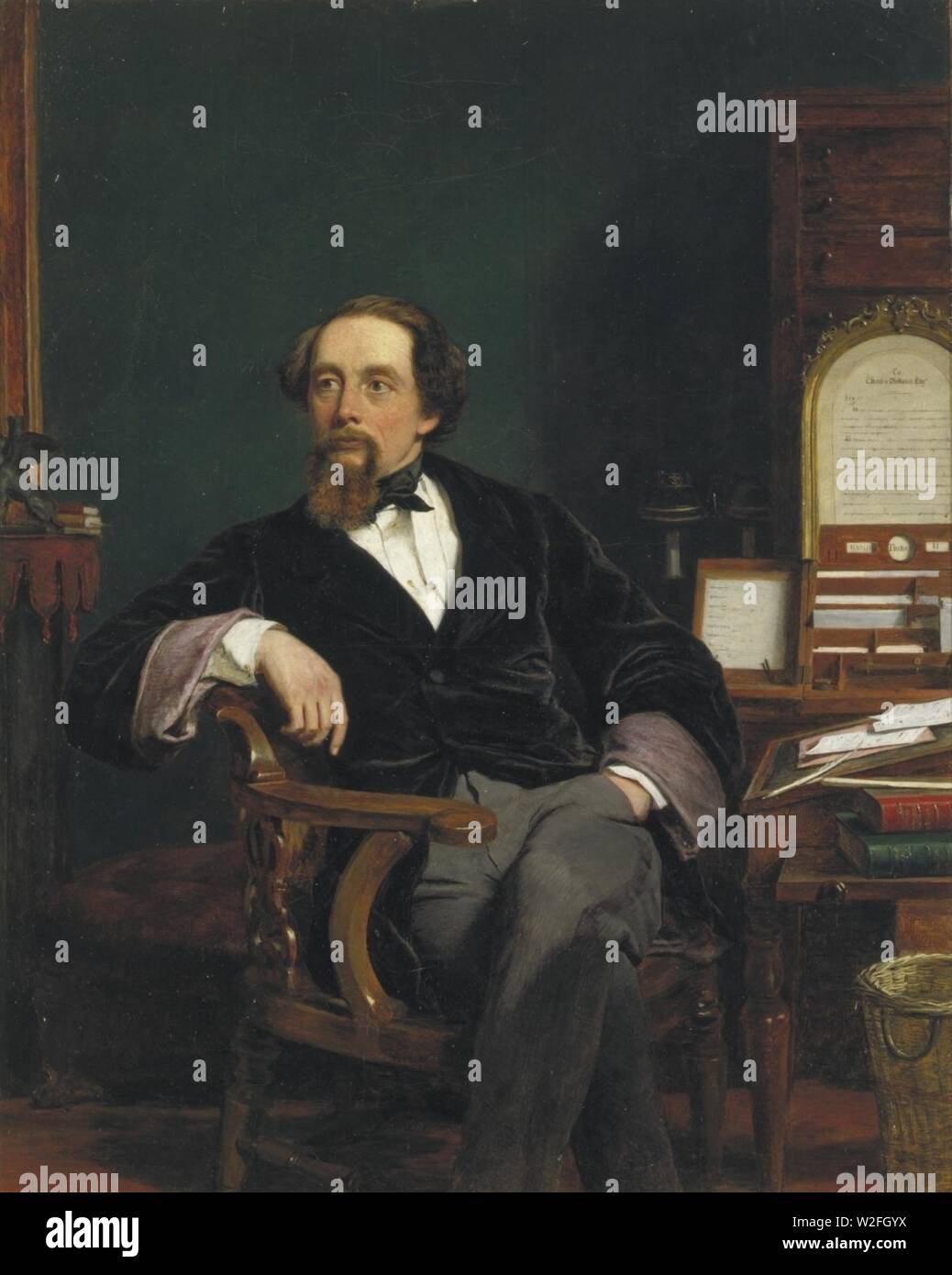 Charles Dickens by Frith 1859 (2 Stock Photo - Alamy