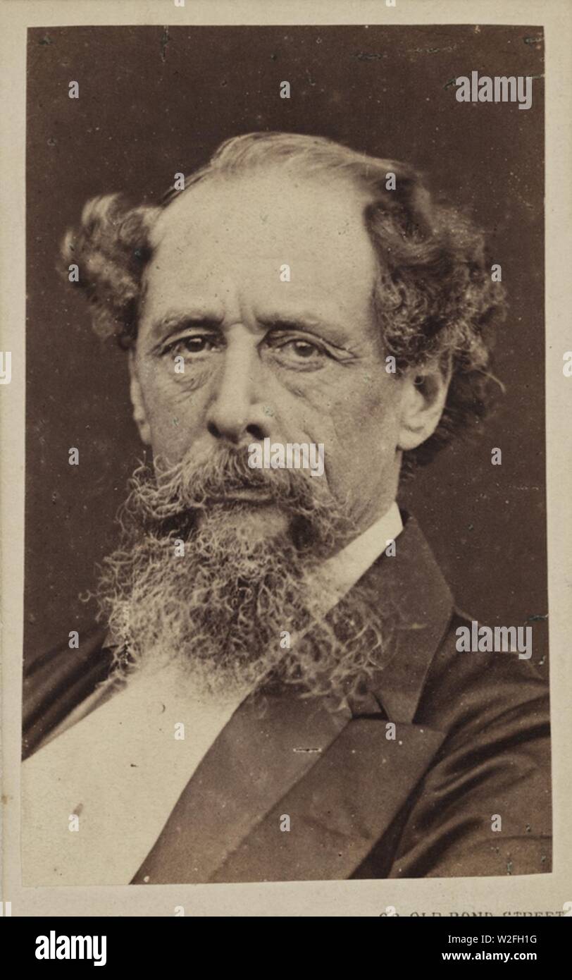 Charles Dickens portrait c1860s Stock Photo - Alamy