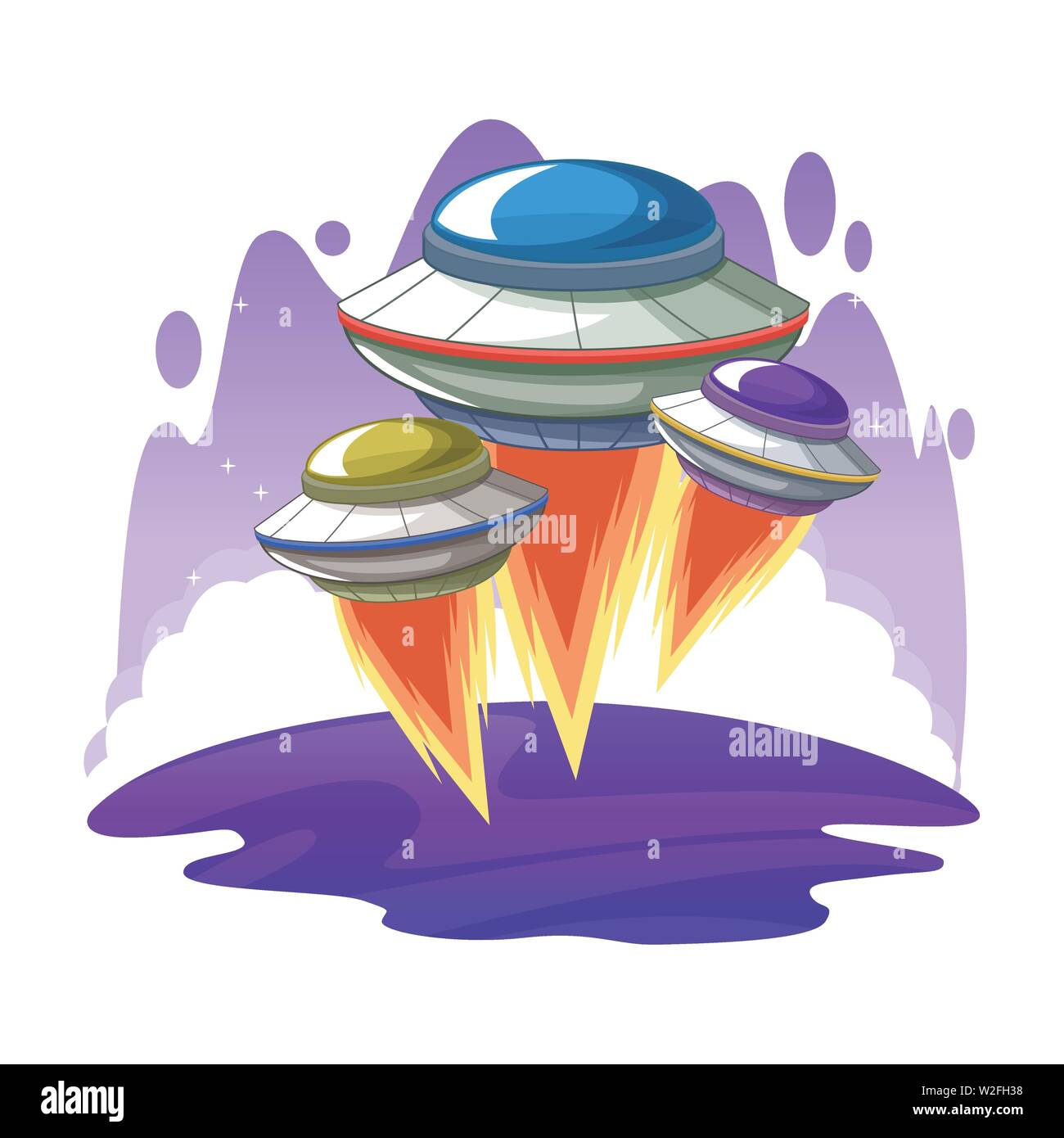 space exploration and planets cartoon Stock Vector Image & Art - Alamy