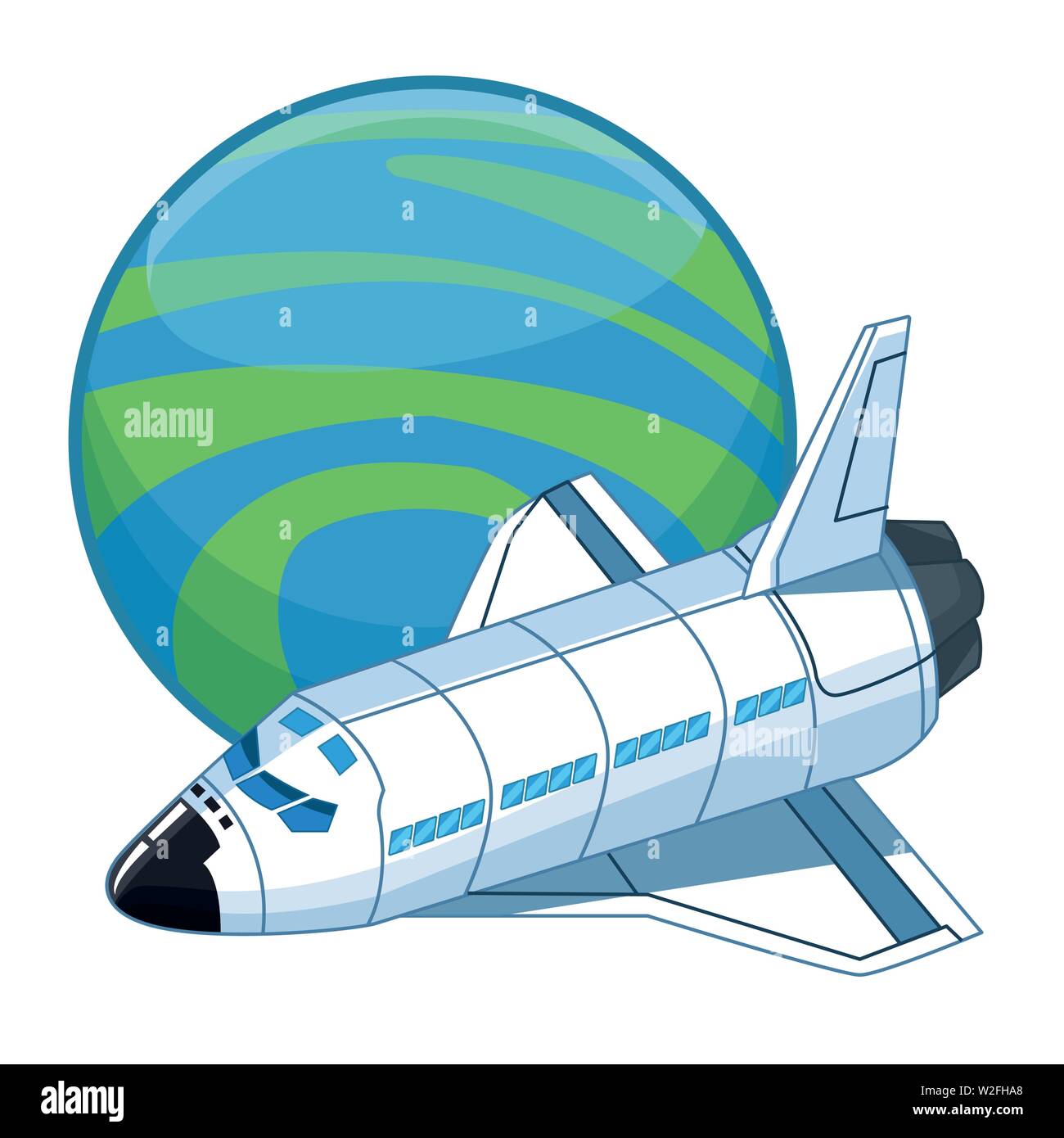 space exploration and planets cartoon Stock Vector Image & Art - Alamy