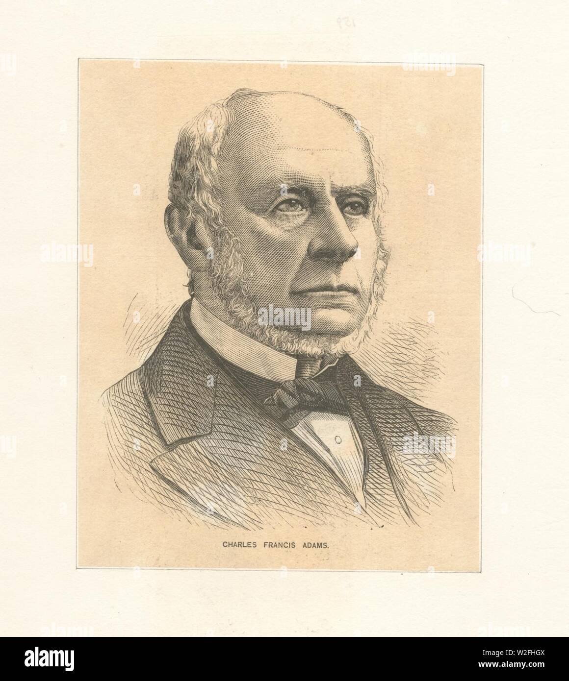 Charles Francis Adams Stock Photo - Alamy