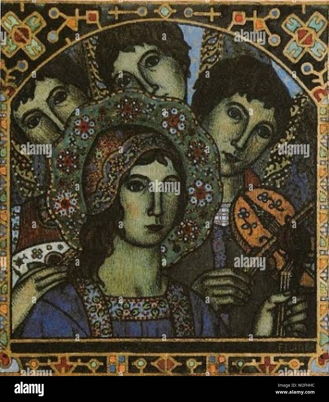 Charles filiger saint cecilia Stock Photo - Alamy