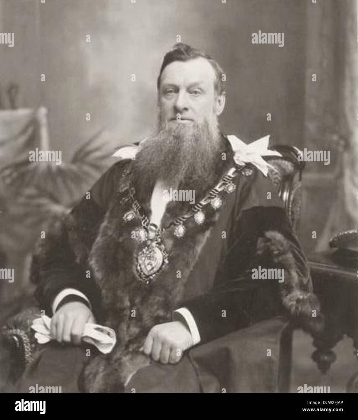 Charles Wray Mayor of Barnsley Stock Photo - Alamy