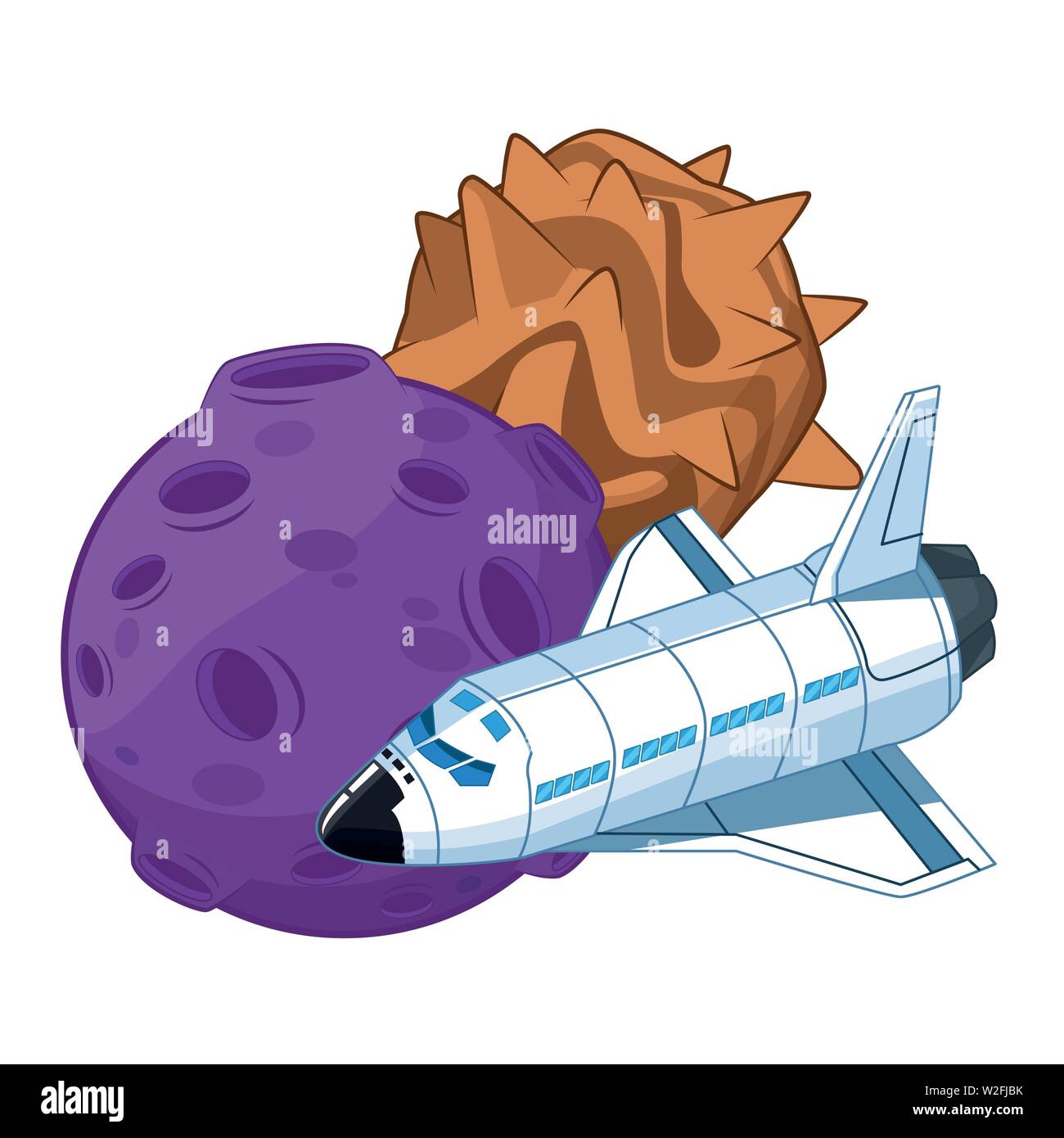 space exploration and planets cartoon Stock Vector Image & Art - Alamy