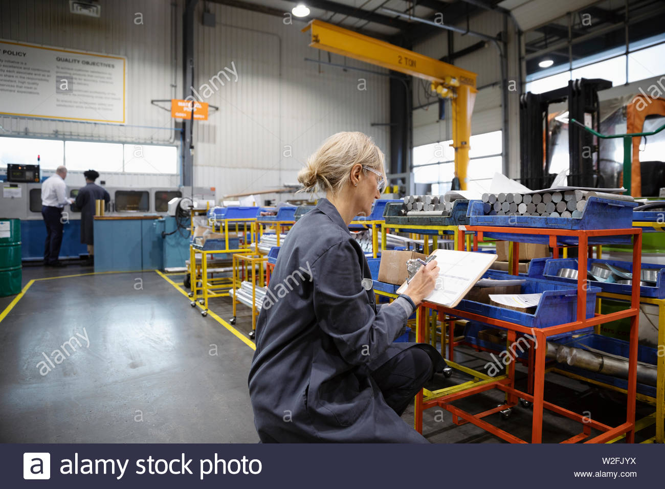 Female machinist hi-res stock photography and images - Alamy