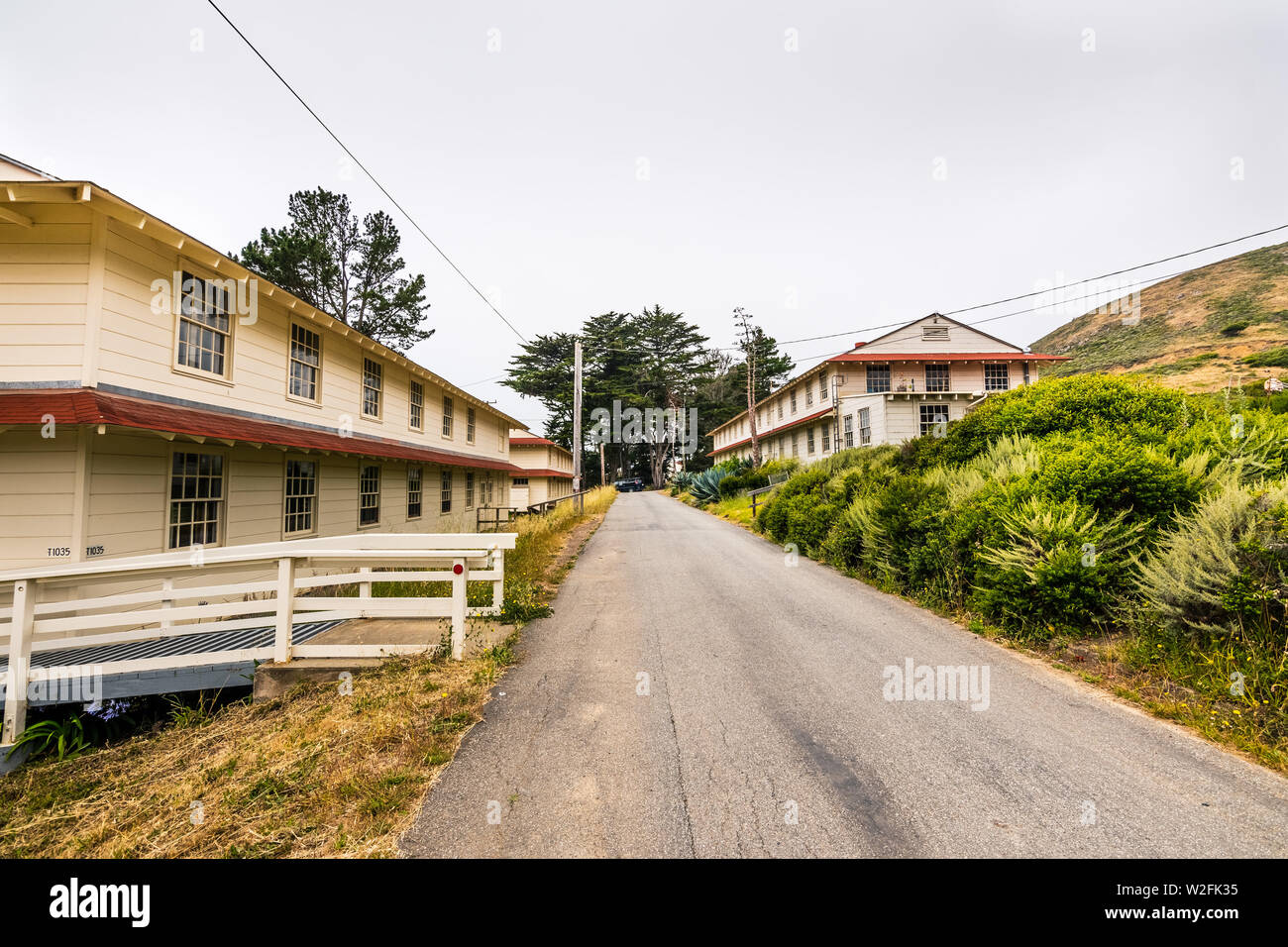 Fort Cronkhite buildings, used today used as offices and housing for ...