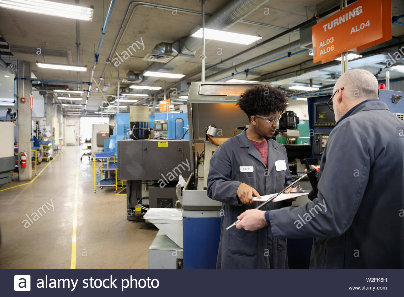 Factory floor and machinists hi-res stock photography and images - Alamy