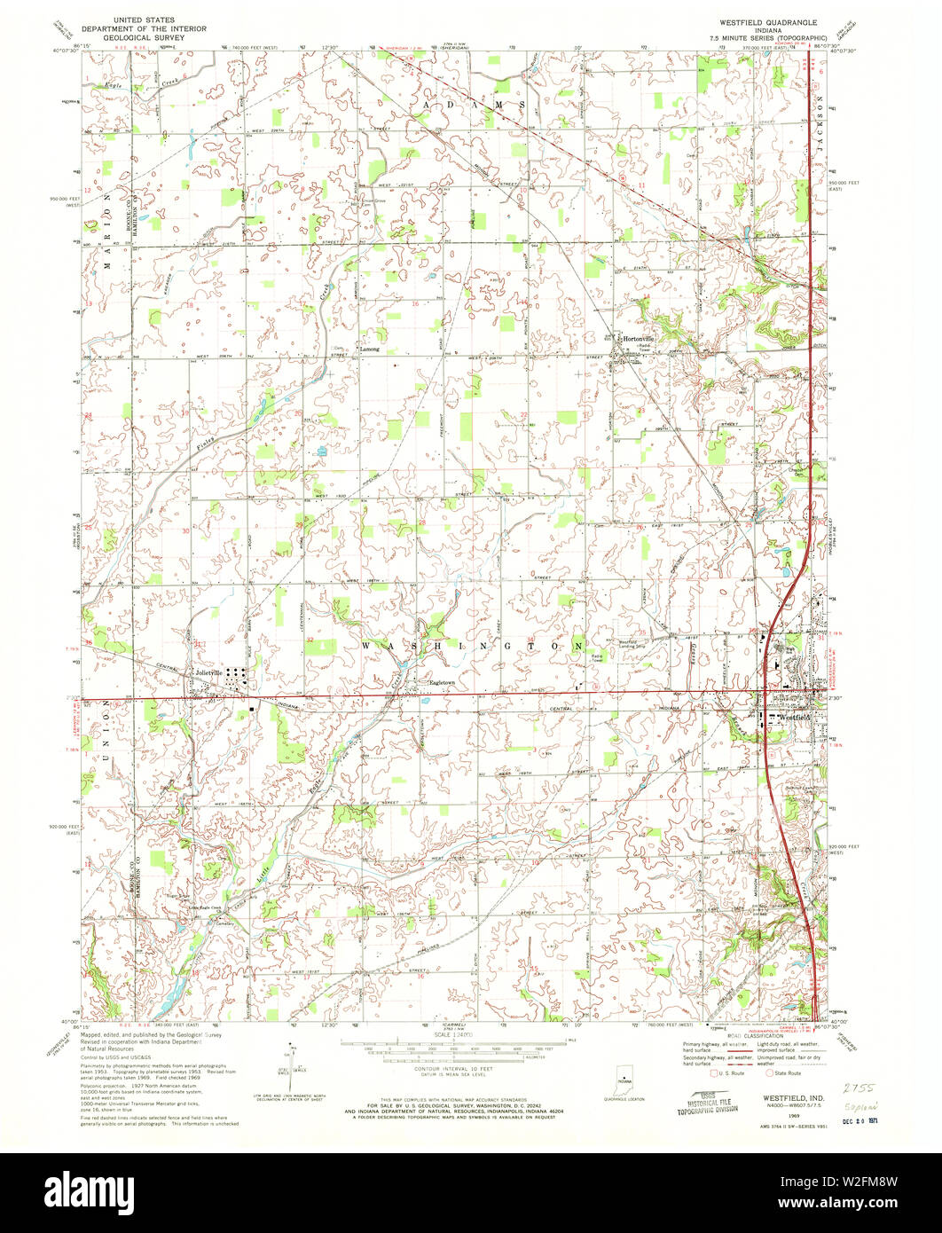 Map of westfield hi-res stock photography and images - Alamy