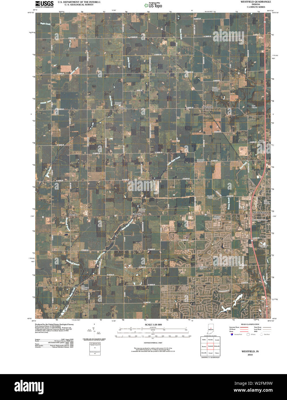 Map of westfield hi-res stock photography and images - Alamy