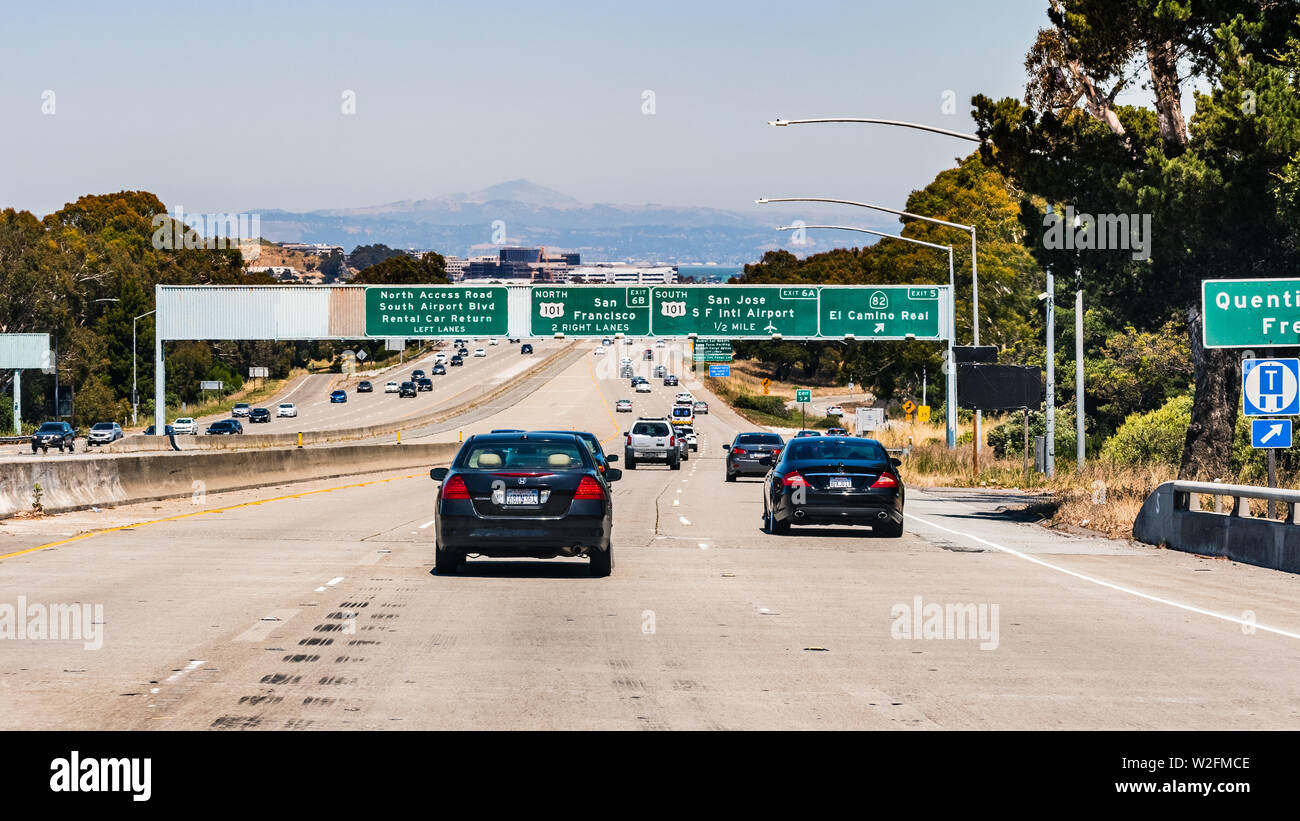 Multiple street signs junction hi-res stock photography and images - Alamy