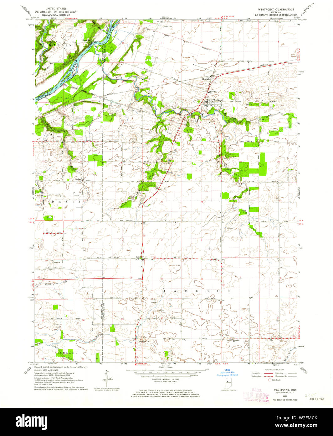 Westpoint map hi-res stock photography and images - Alamy
