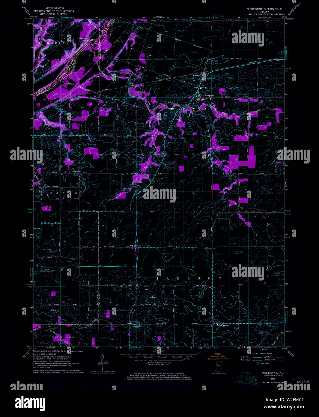 Westpoint map hi-res stock photography and images - Alamy