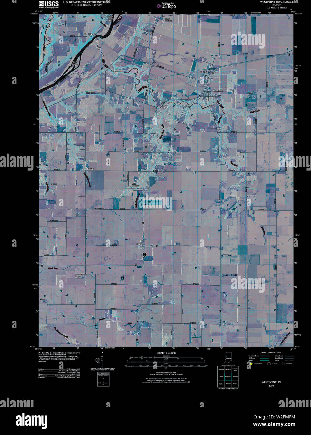 Westpoint map hi-res stock photography and images - Alamy