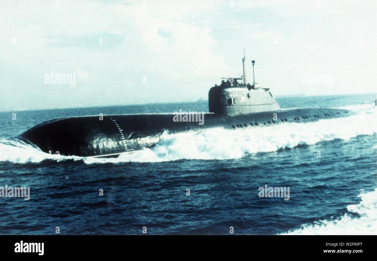 Charlie class submarine Stock Photo - Alamy