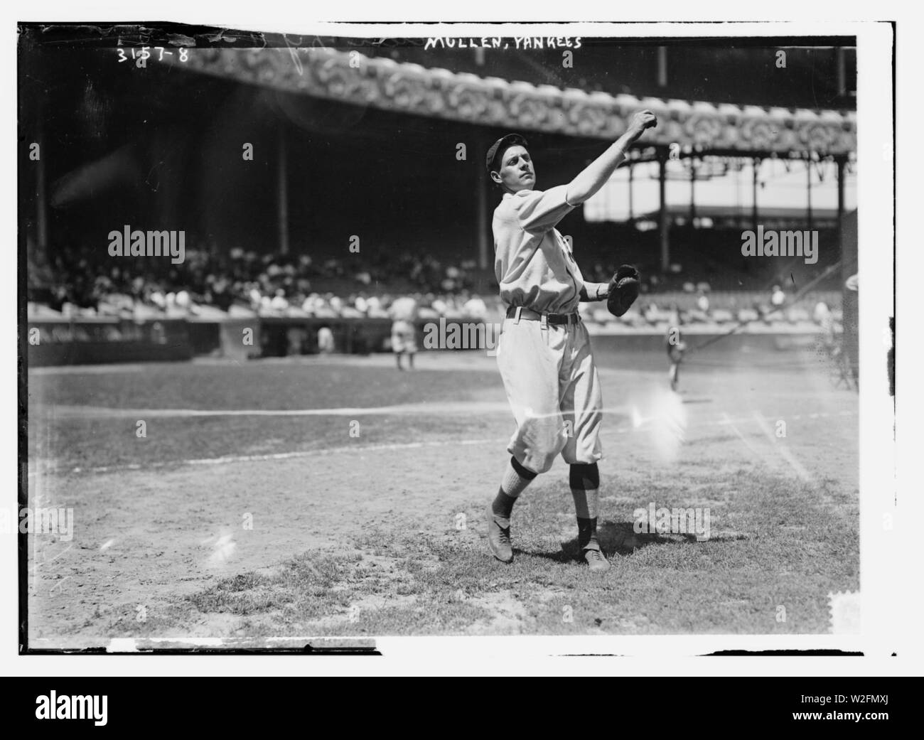 Charlie Mullen, New York AL (baseball Stock Photo - Alamy