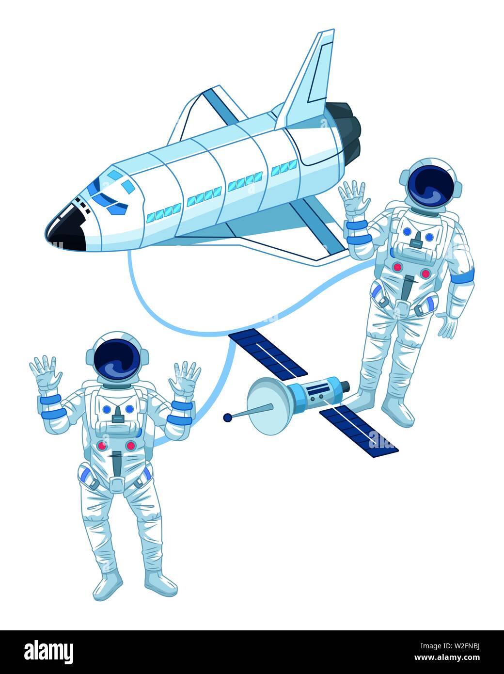 space exploration and planets cartoon Stock Vector Image & Art - Alamy