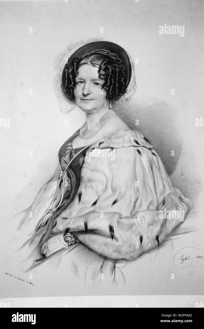 Charlotte Rothschild Litho Stock Photo - Alamy