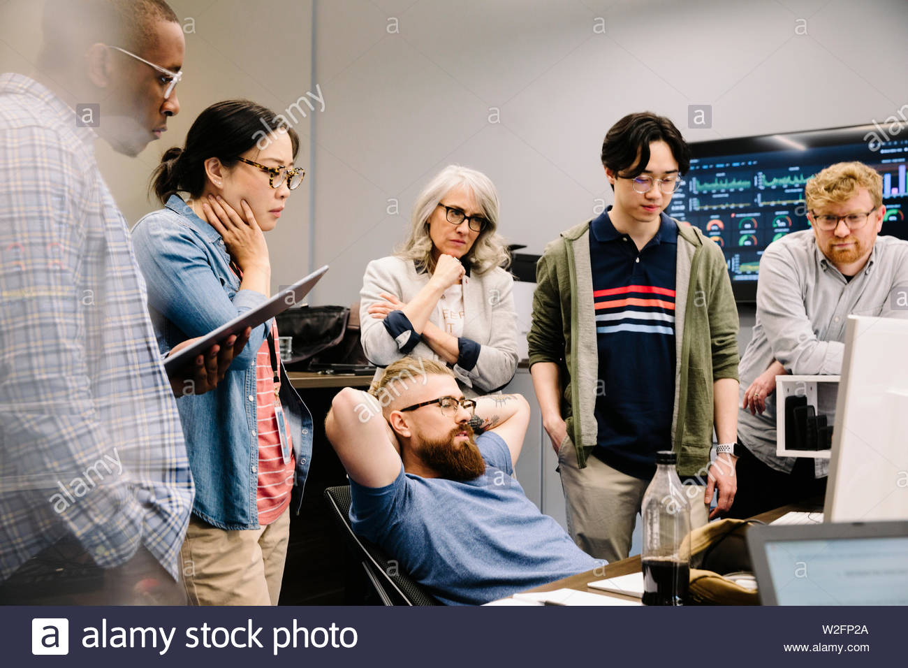 Computer and meeting hi-res stock photography and images - Alamy