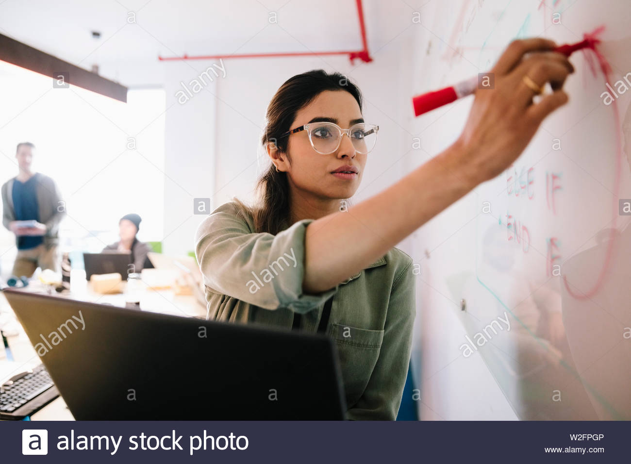Laptop writing hi-res stock photography and images - Alamy