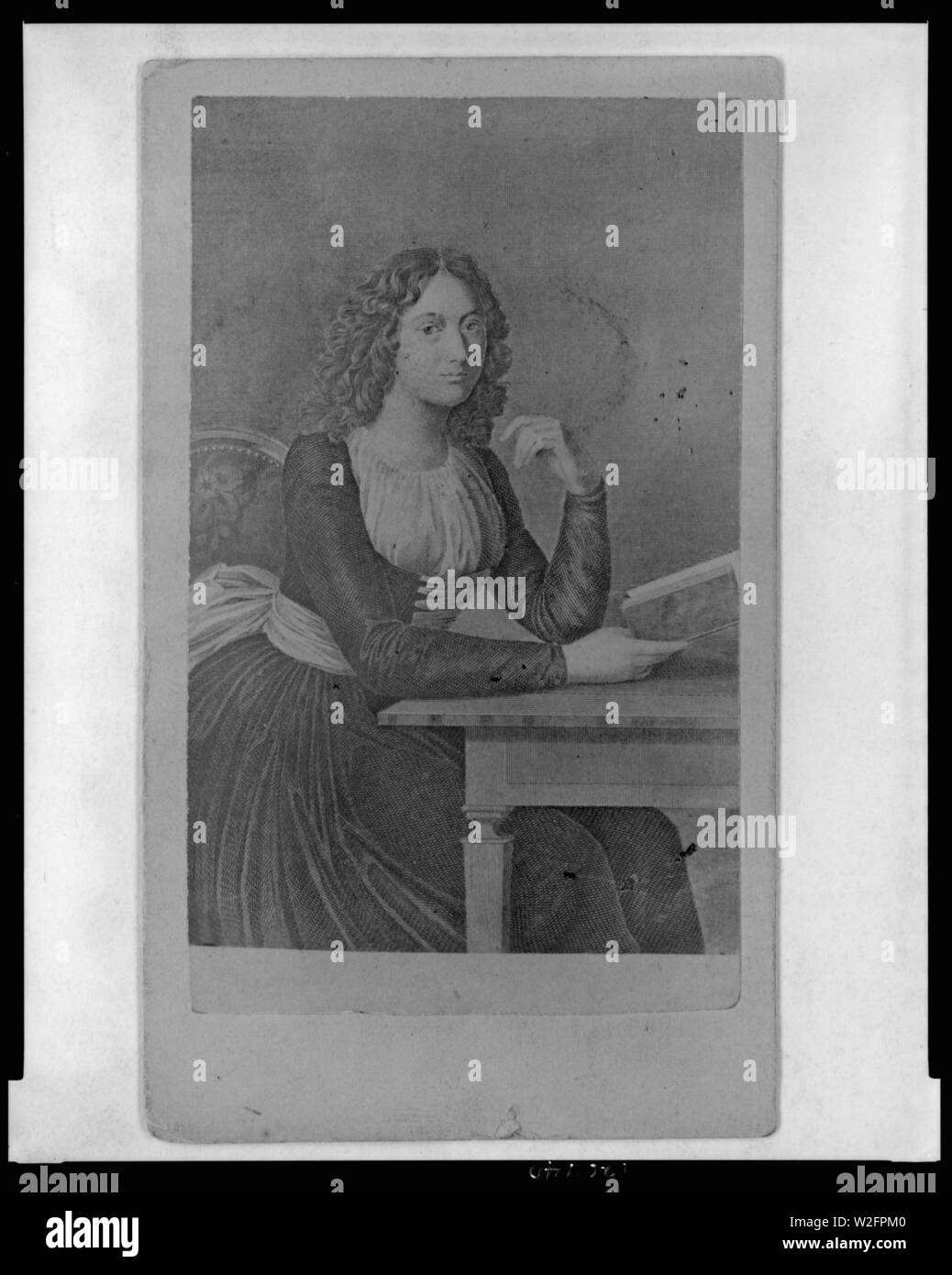 Charlotte von Lengefeld Schiller, wife of German dramatist Friedrich ...
