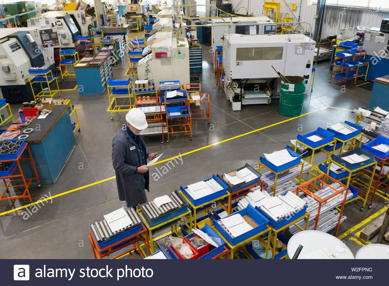 High angle view and shop floor hi-res stock photography and images - Alamy