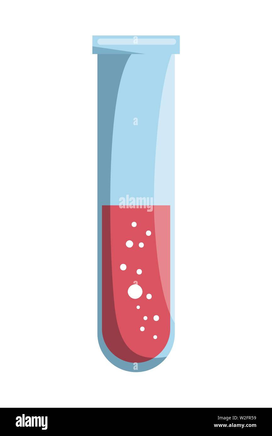 tube test laboratory isolated icon Stock Vector Image & Art - Alamy
