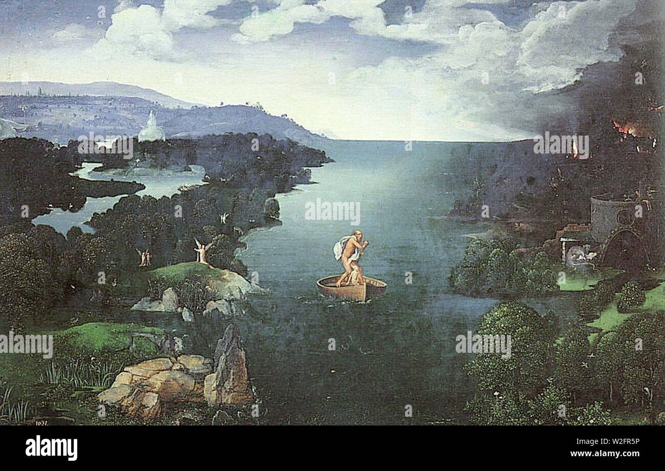 Charon by Patenier Stock Photo - Alamy