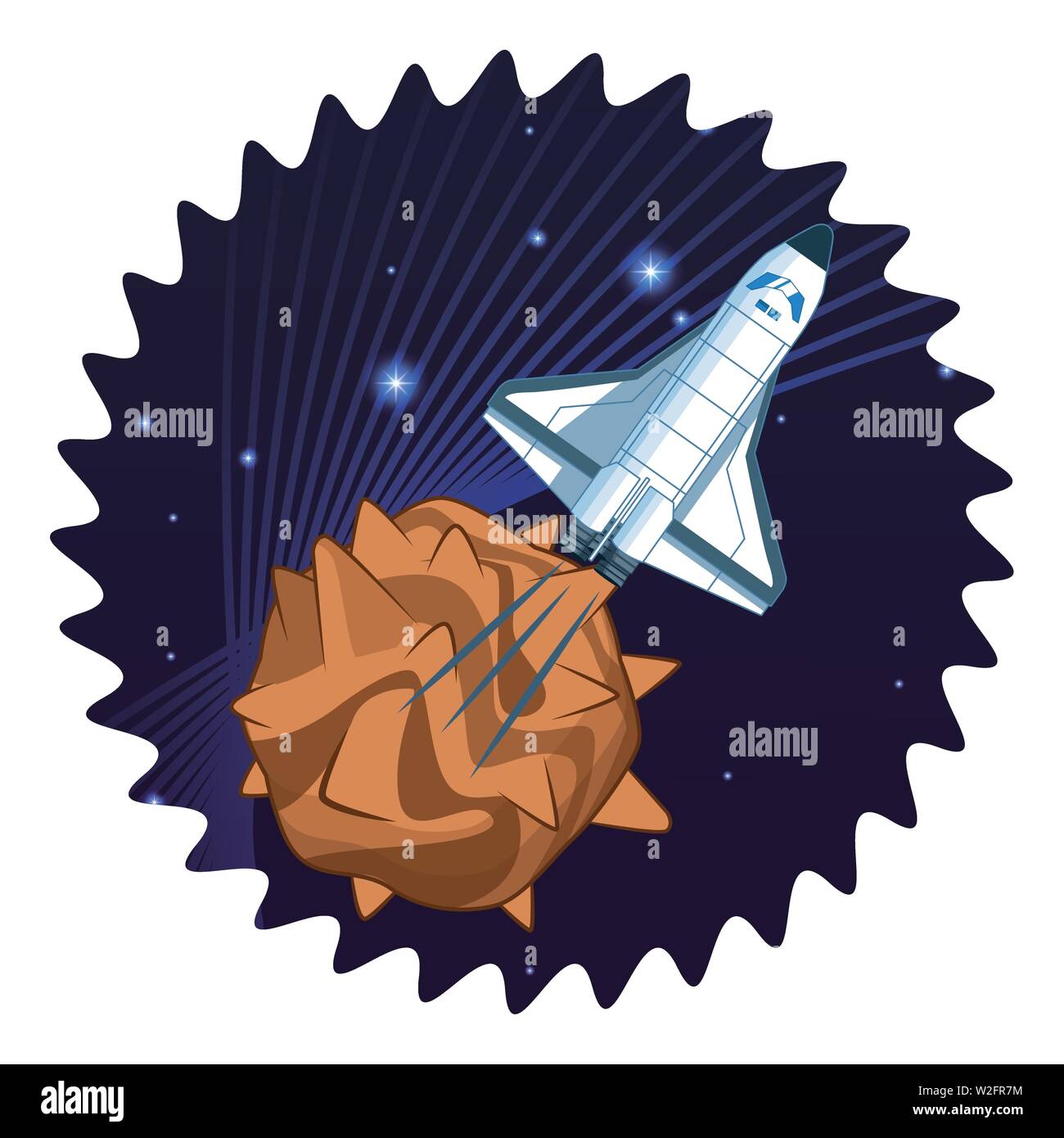 space exploration and planets cartoon Stock Vector Image & Art - Alamy