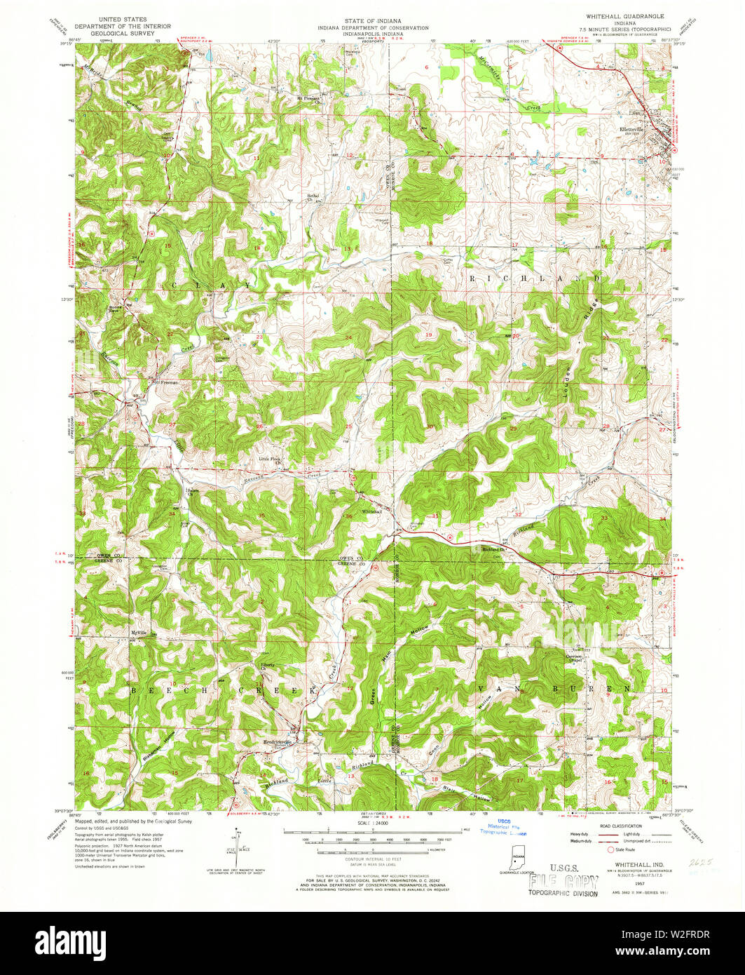Map of whitehall Cut Out Stock Images & Pictures - Alamy