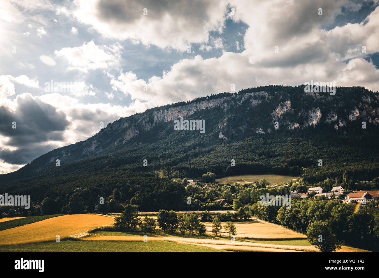 Summer in lower austria near the mountain hohe wand Stock Photo - Alamy