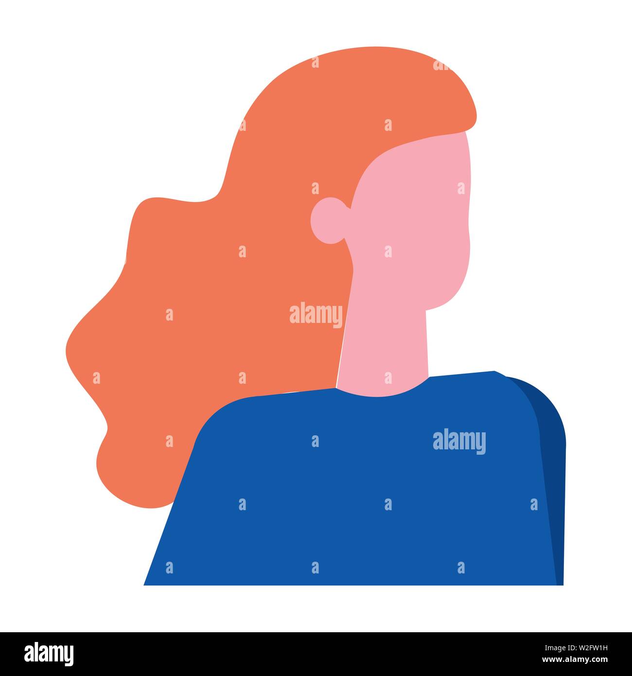 beautiful young woman avatar character Stock Vector Image & Art - Alamy