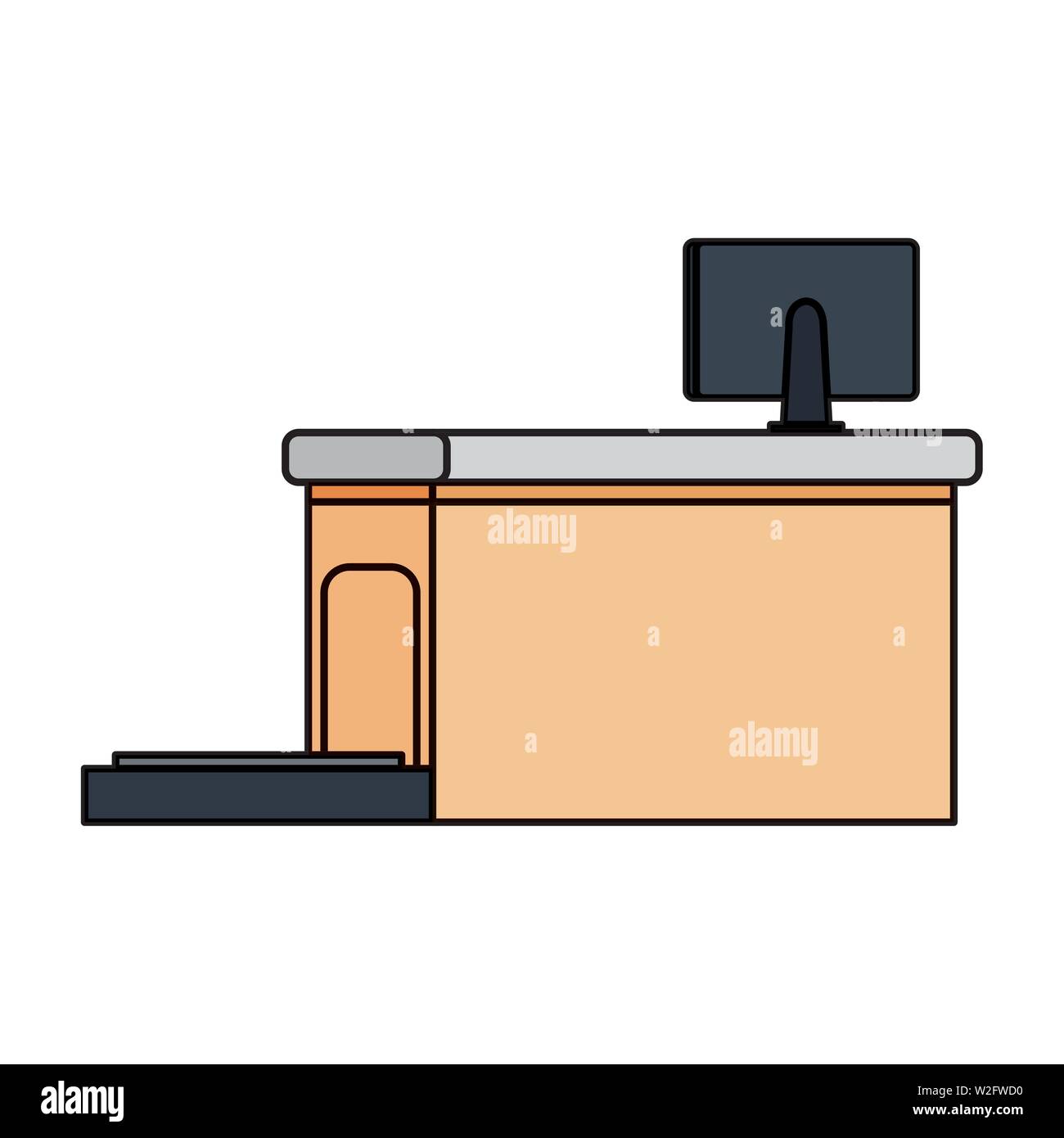 Checkin counters Stock Vector Images - Alamy