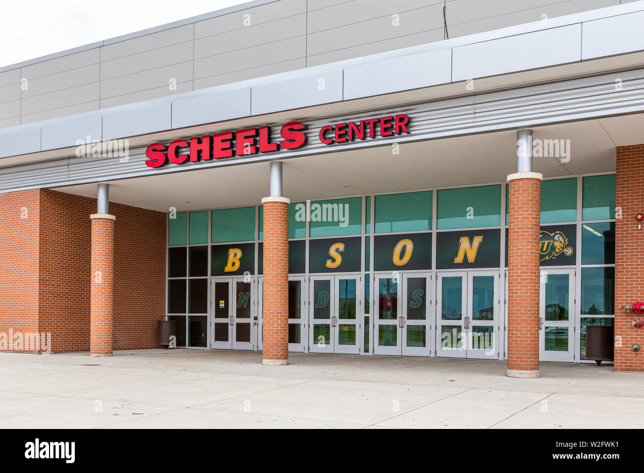 FARGO, ND/USA - JUNE 27, 2019: Scheels Center on the campus of the ...