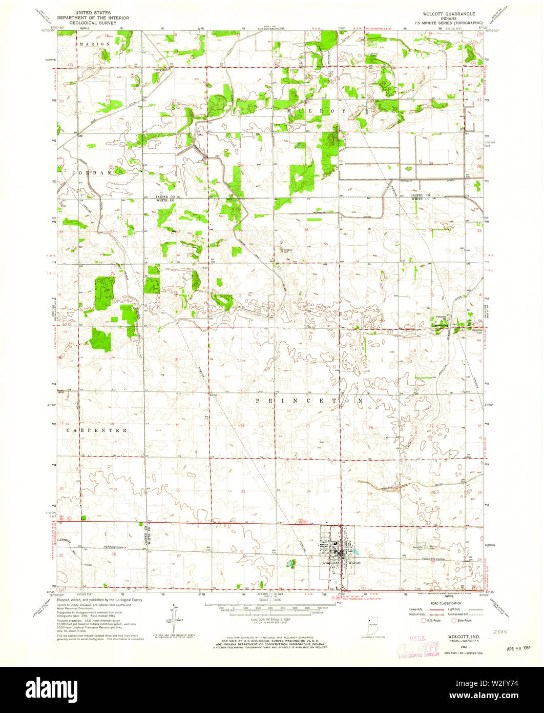 Wolcott map Cut Out Stock Images & Pictures - Alamy