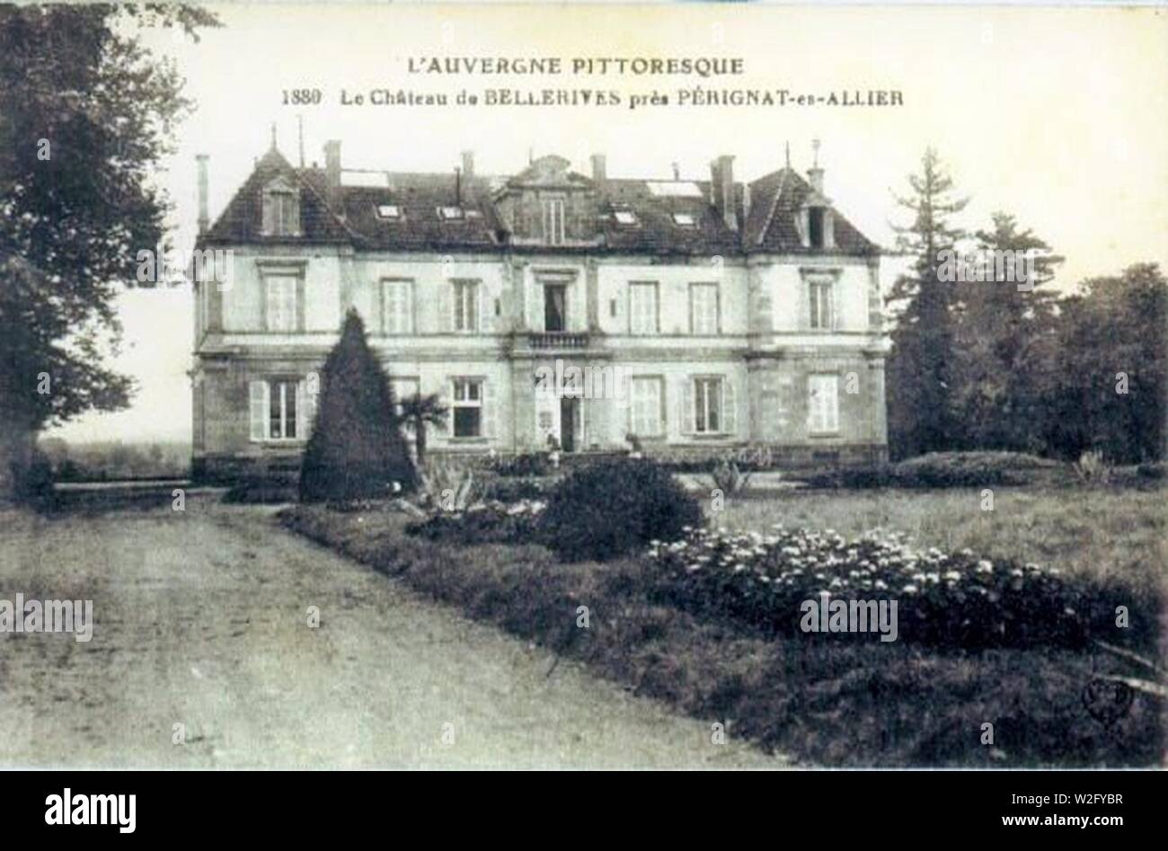 Chateau de Bellerive Perignat Stock Photo - Alamy