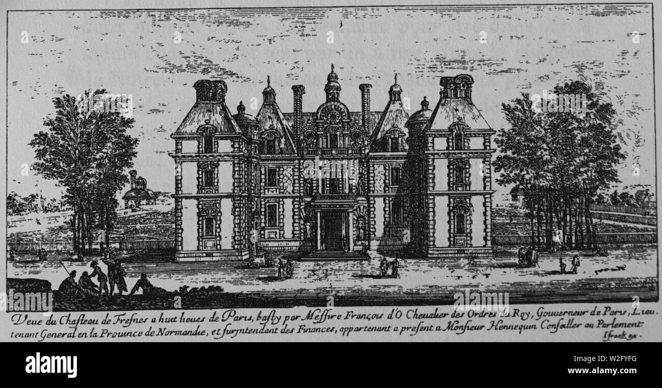 Chateau de fresnes à huit lieues 09005 Stock Photo - Alamy