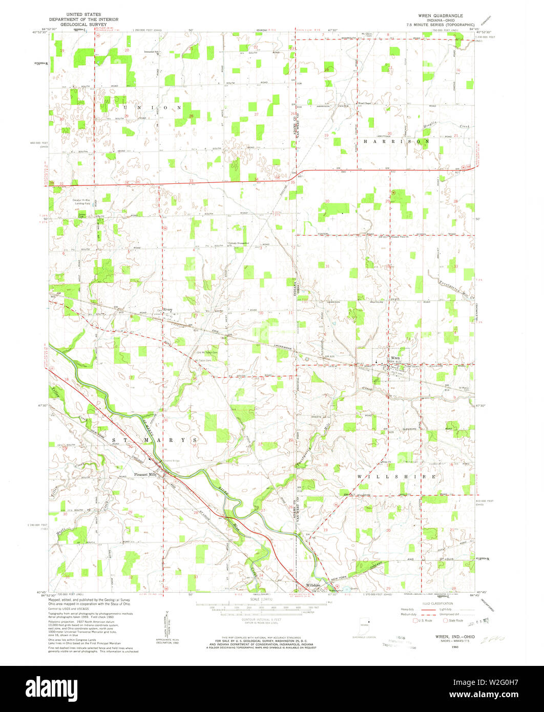 Map of wren hi-res stock photography and images - Alamy