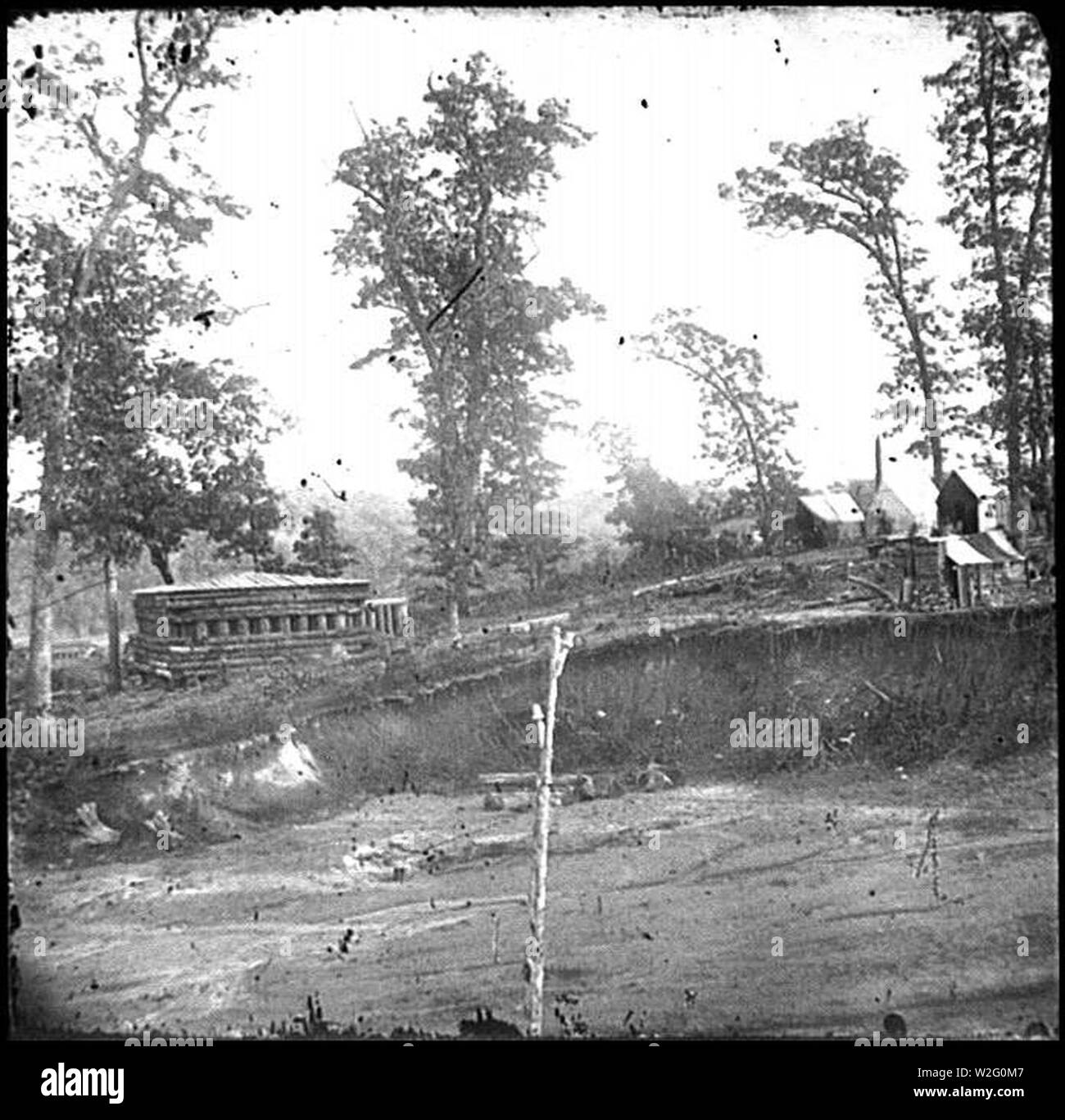 Chattanooga, Tenn., vicinity. Blockhouse on the Nashville & Chattanooga ...