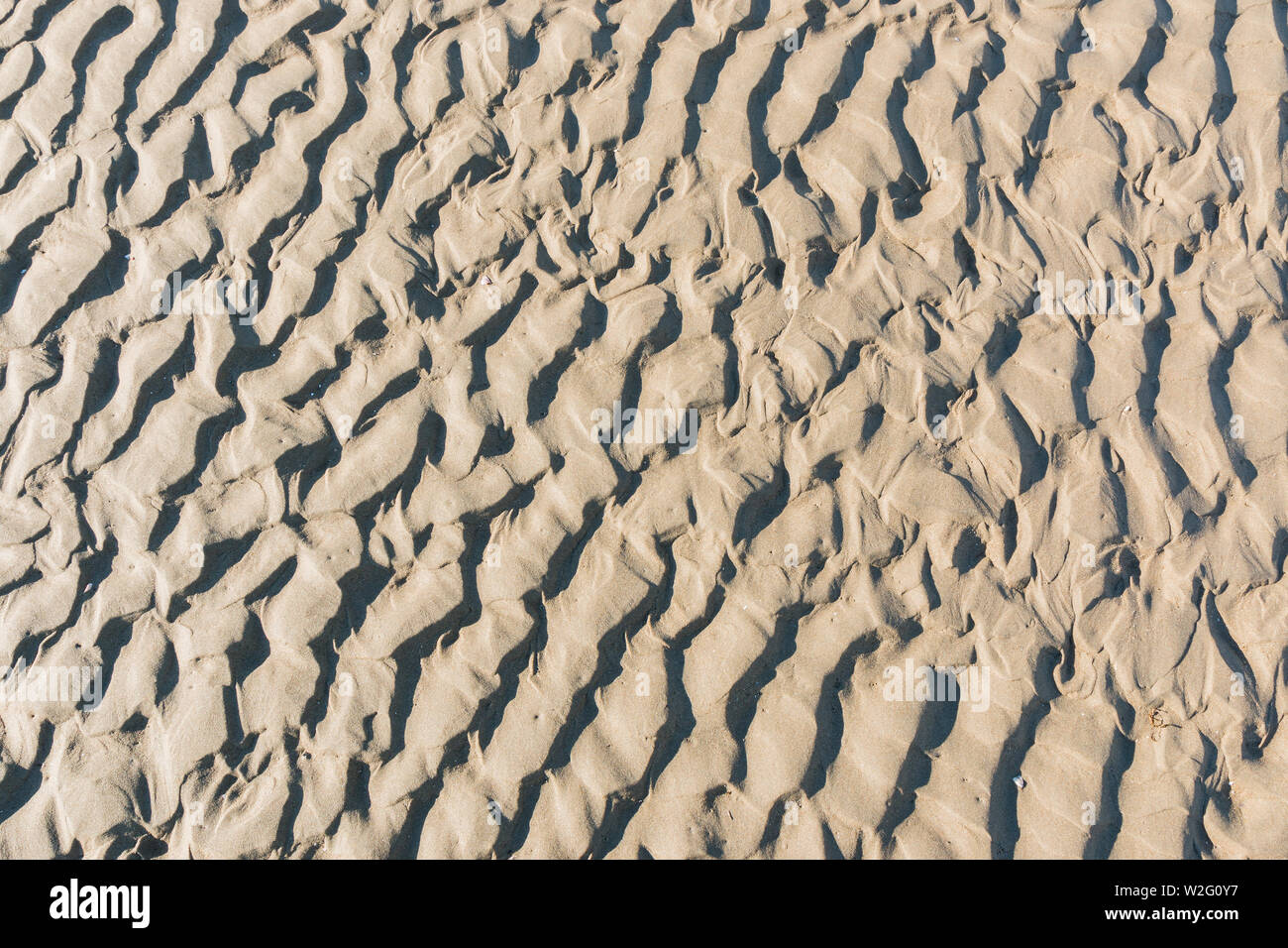 Sand surface on the beach, top view Stock Photo - Alamy