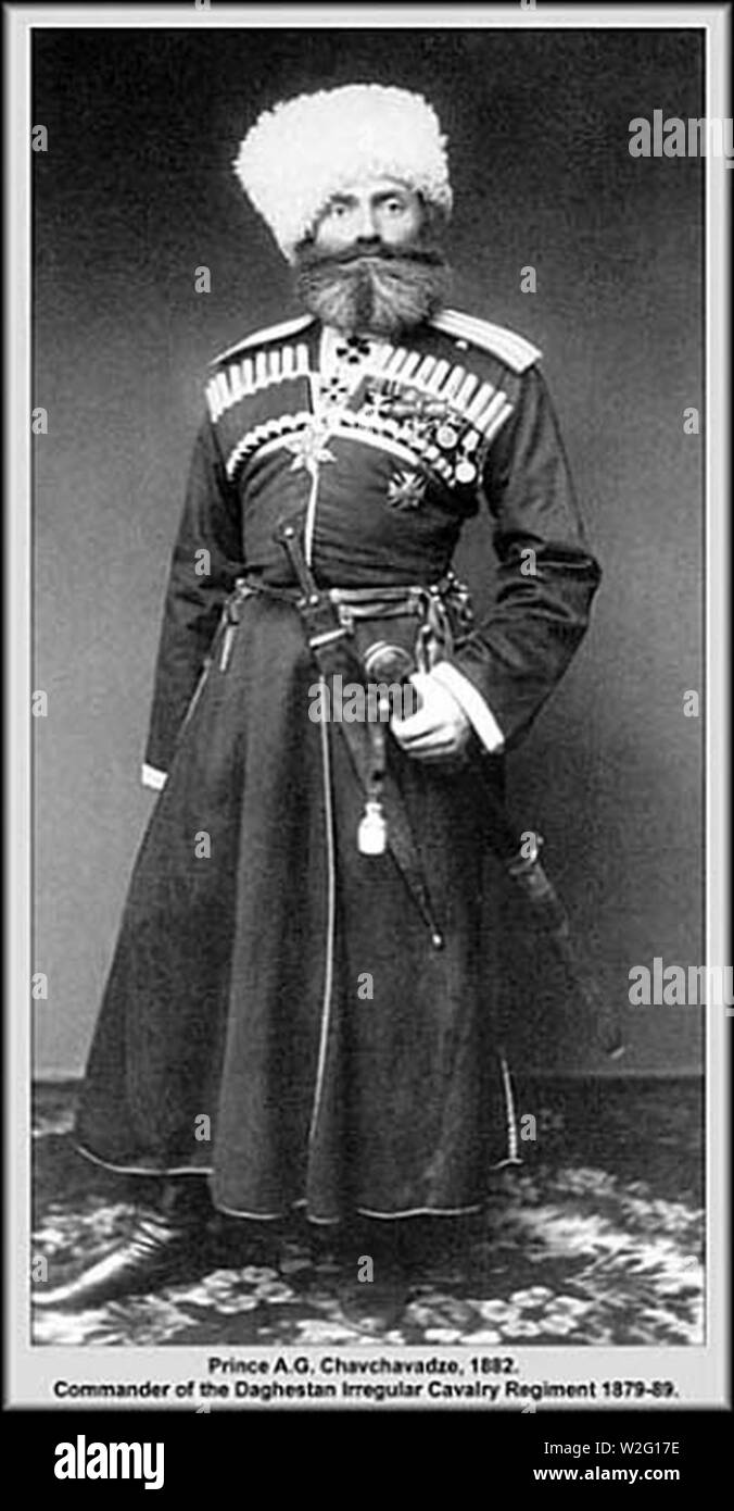 Chavchavadze A. G. 1882 Stock Photo - Alamy