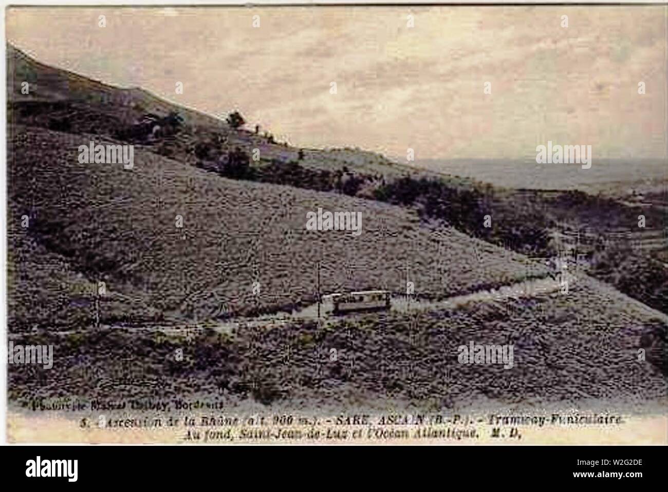 Chemin de fer de la Rhune Tramway-Funiculaire Stock Photo - Alamy