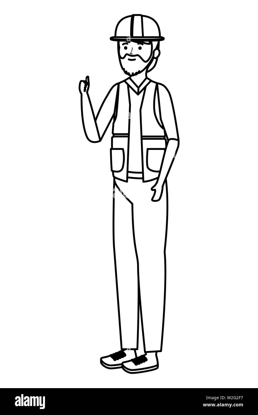 professional mechanic worker avatar character Stock Vector Image & Art ...