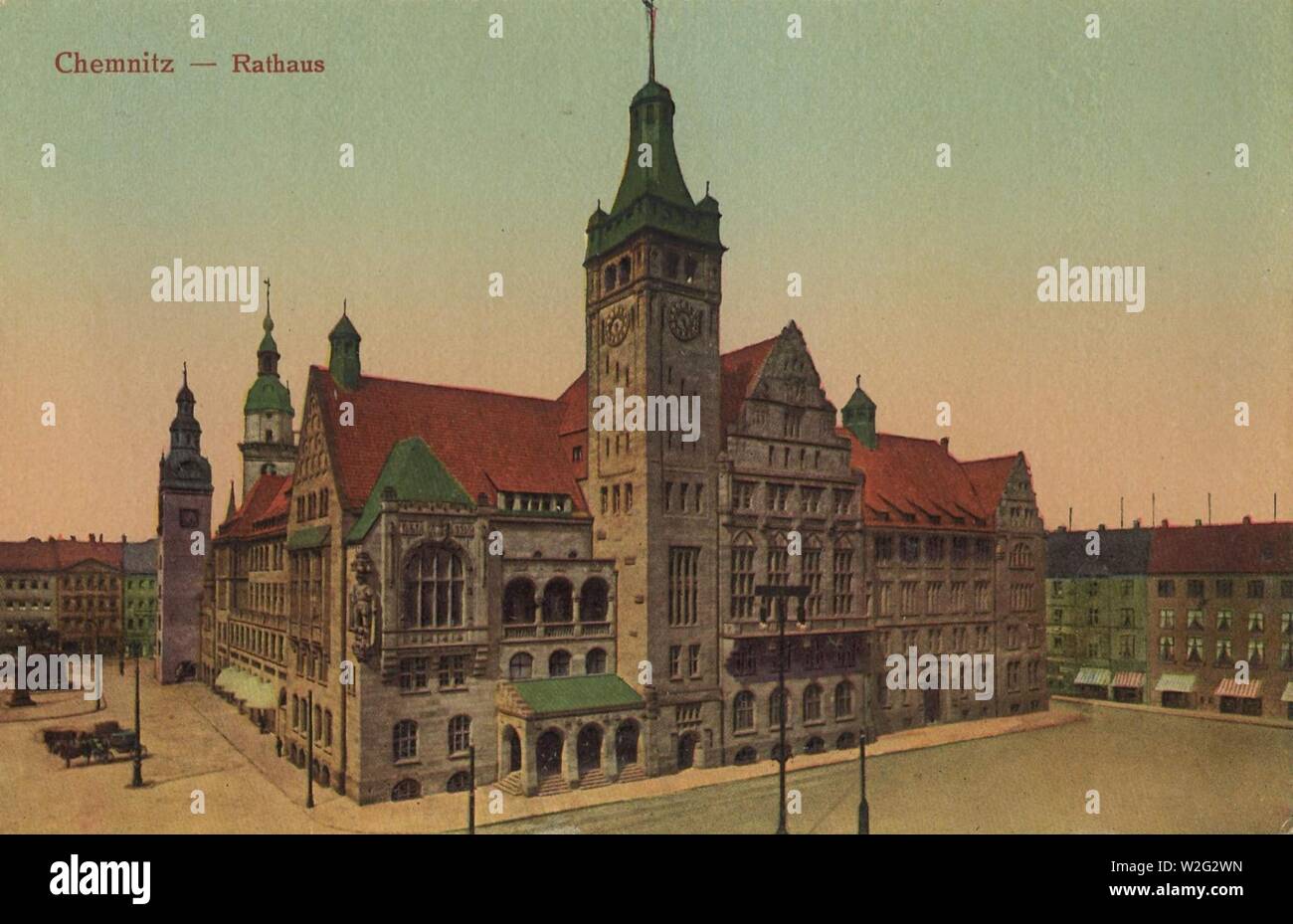 Chemnitz, Sachsen - Rathaus Stock Photo - Alamy