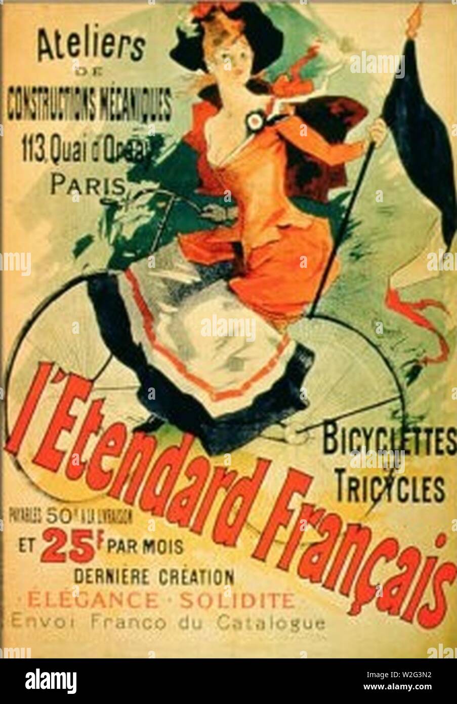 Jules cheret artwork hi-res stock photography and images - Alamy