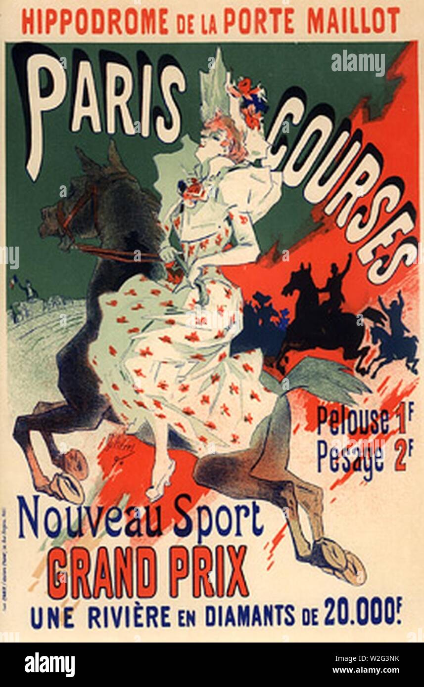 Jules cheret artwork hi-res stock photography and images - Alamy